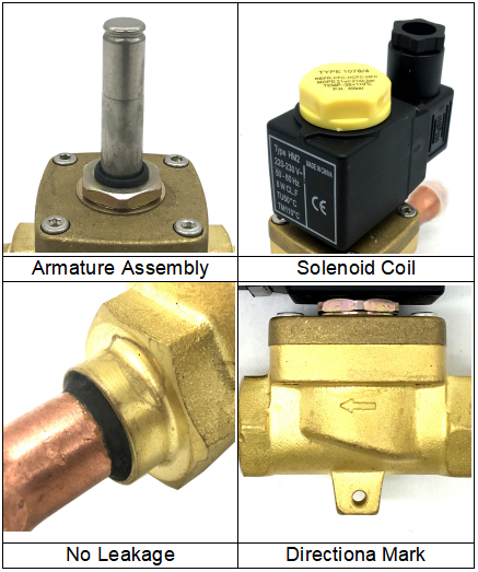 1/2" ODS 1078/4A6 1078/4A7 1078/4S Solenoid Valve Castel Type Diaphragm ...